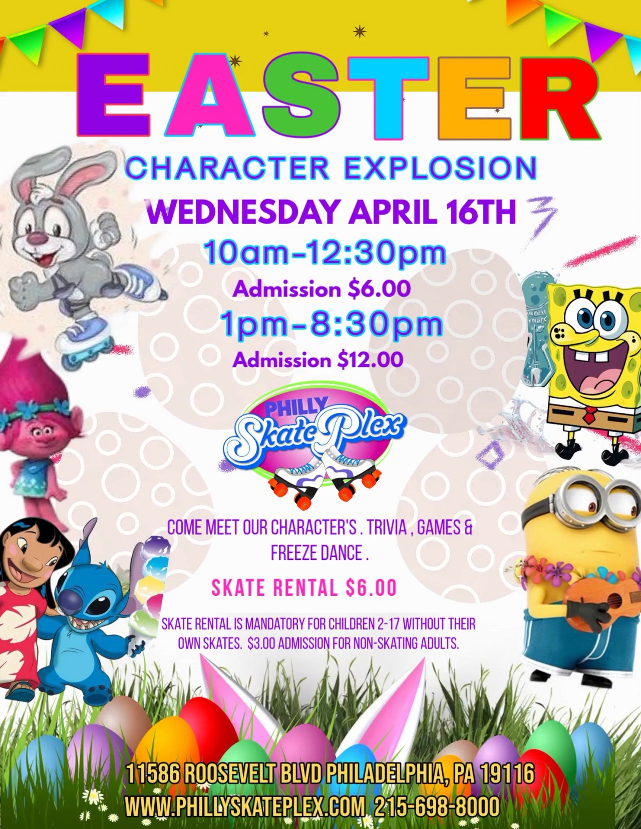 Kid's Parties - Philly Skate Plex