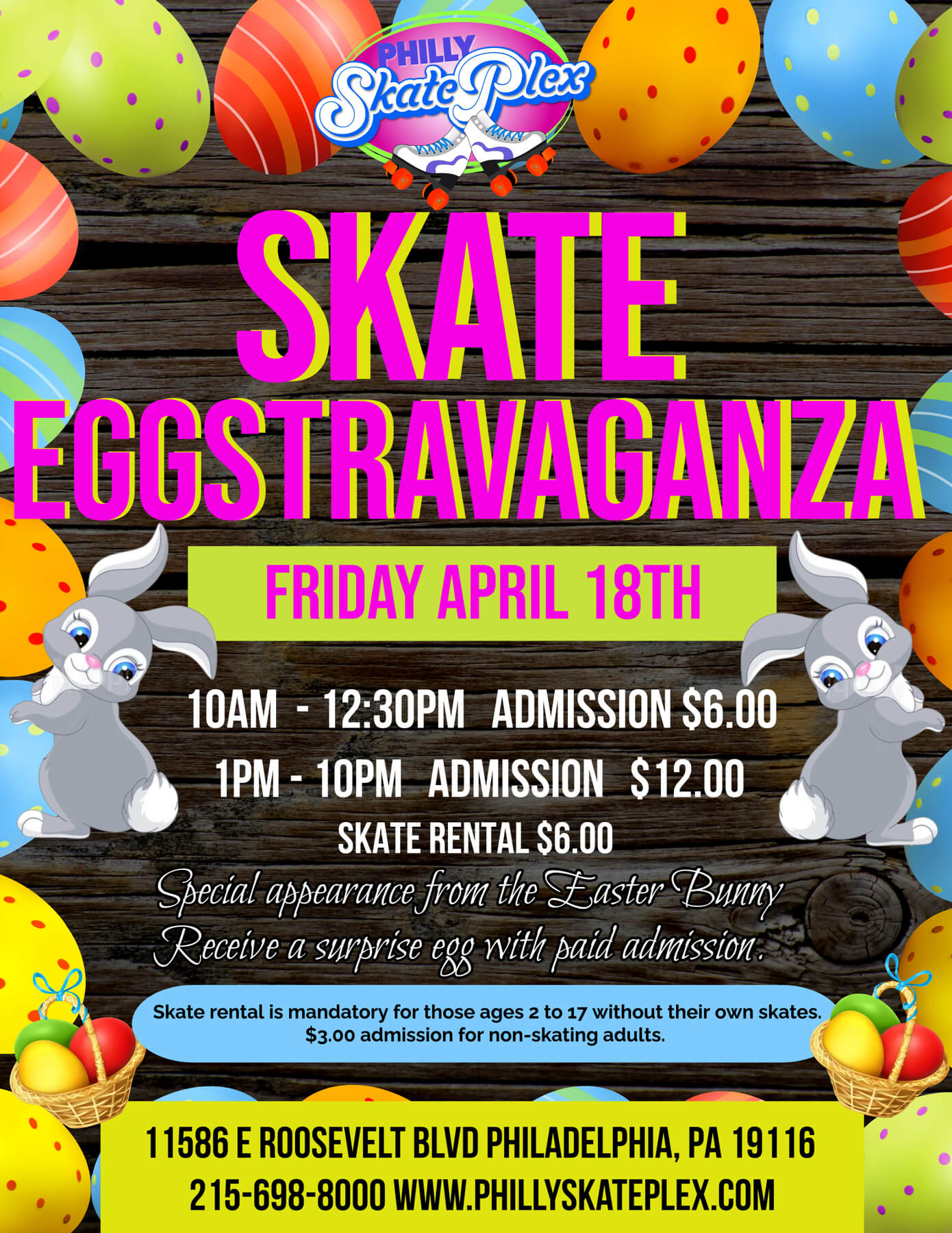 Kid's Parties - Philly Skate Plex